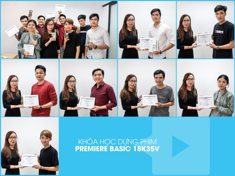Tổng kết khóa học Dựng Phim Premiere Basic (18K35V)