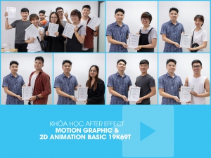 Tổng kết khoá học diễn hoạt Animation 2D cấp tốc (19K69T)