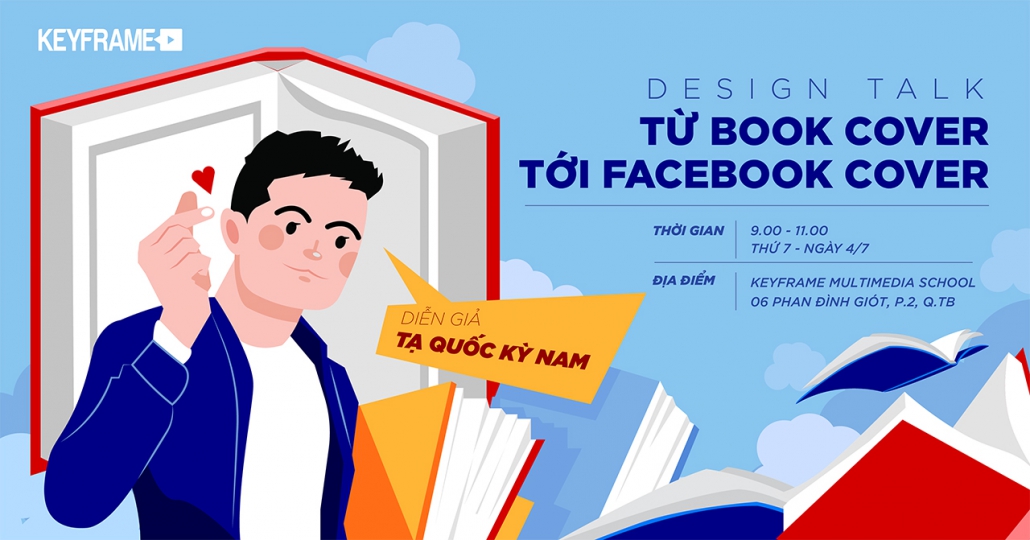 Design Talk: "Từ Book Cover tới Facebook Cover" - Tạ Quốc Kỳ Nam